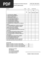 Escala SAD PERSONS para Evaluación de Riesgo | PDF