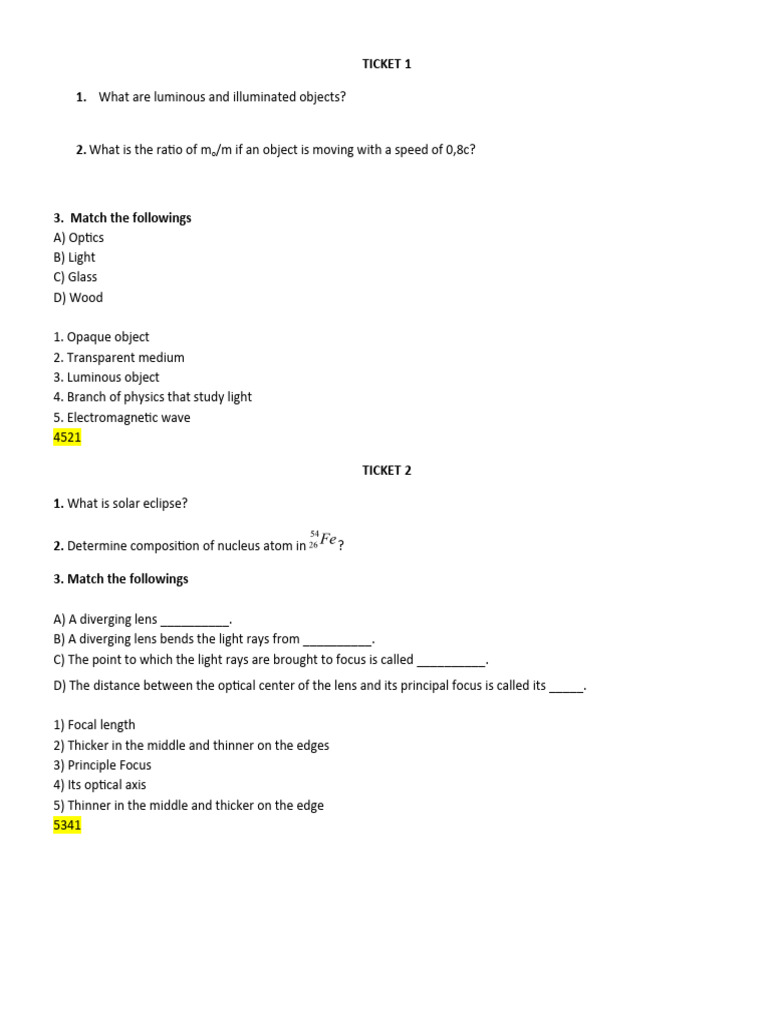 Tickets | PDF | Nuclear Reaction | Atomic Nucleus