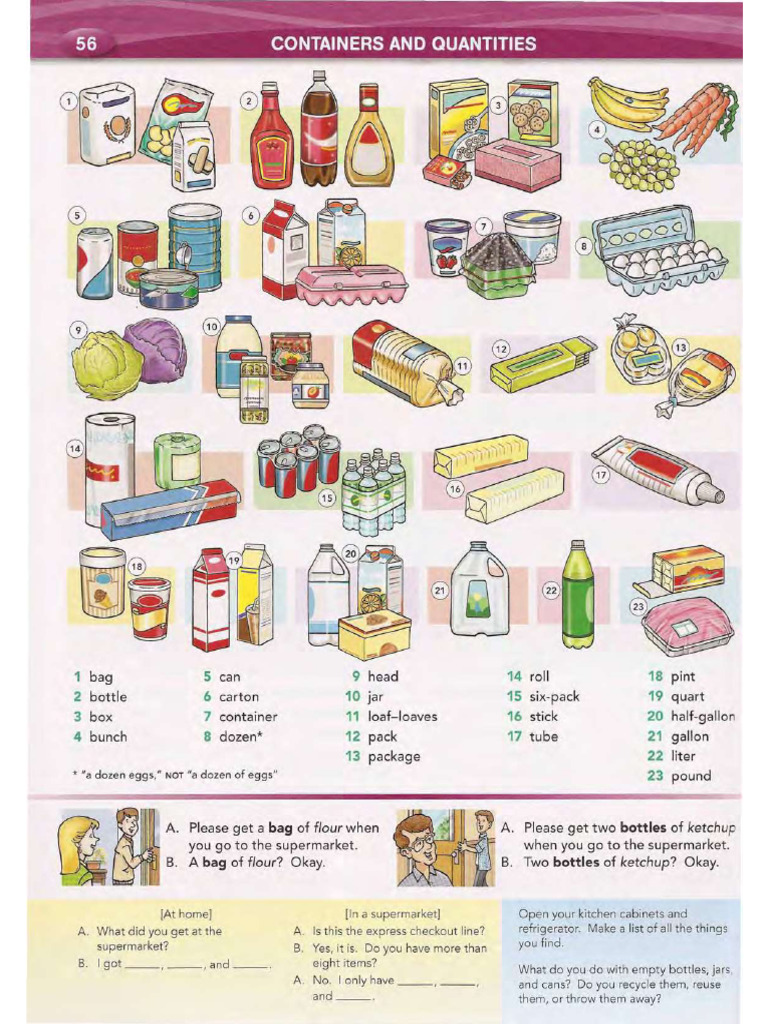 Quantifiers Food Preparation | PDF