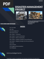 Disaster Management 9th Class Project | PDF | Natural Disasters | Emergency Management