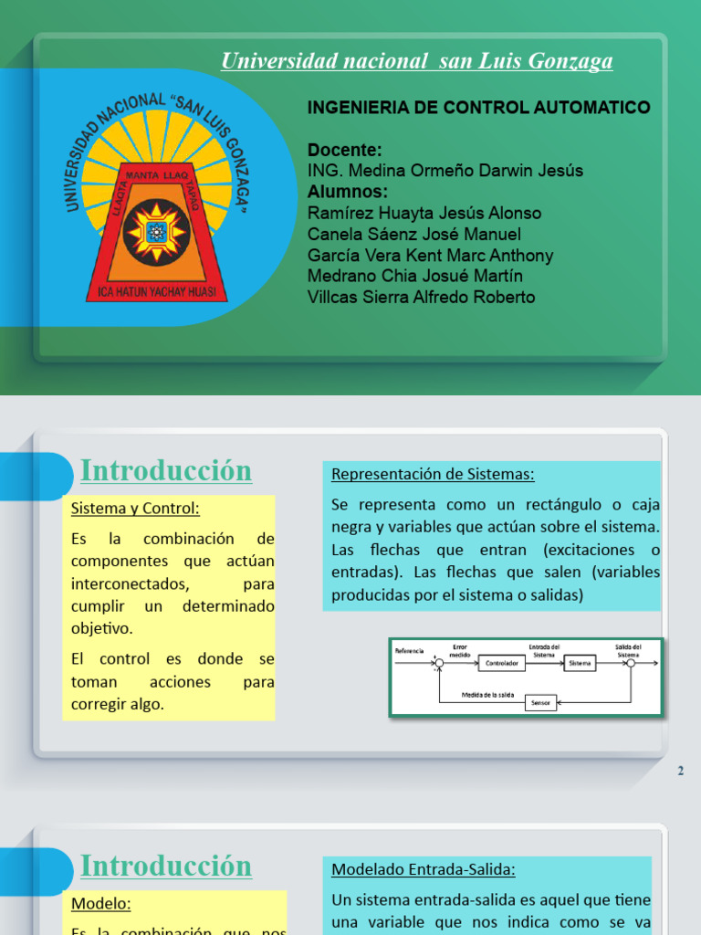 Ingeniería de Control Automático - P2C | PDF | Calor | Temperatura