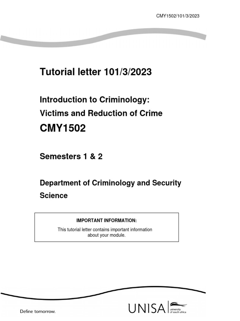 Introduction to Criminology: Victims & Crime | PDF | Career & Growth ...