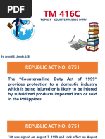 Customs Modernization and Tariff Act (Cmta) : Bureau of Customs (Boc ...