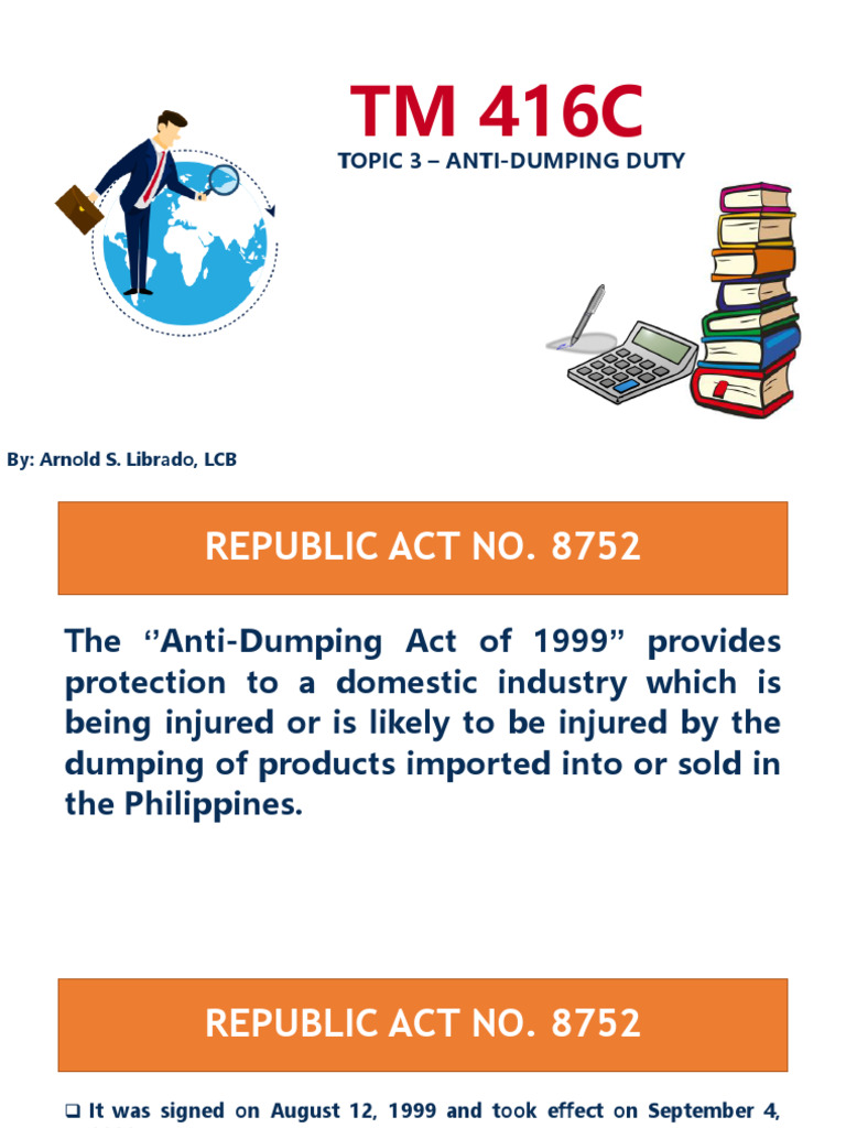Anti Dumping | PDF | Dumping (Pricing Policy) | Business