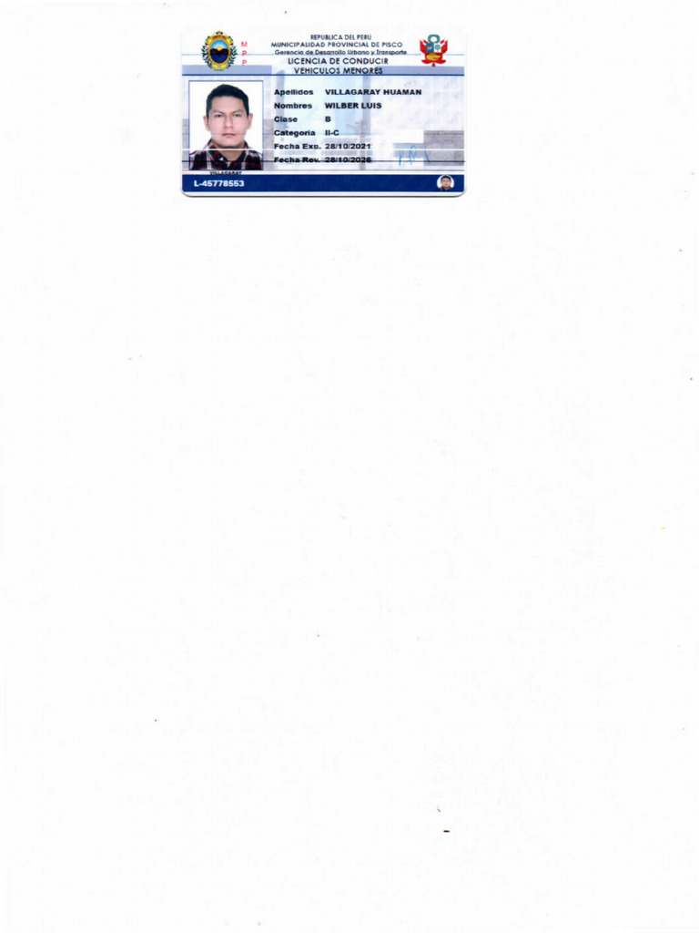 Licencia Moto | PDF