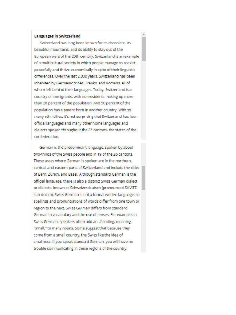 Unit 1 Reading Comprehension | PDF