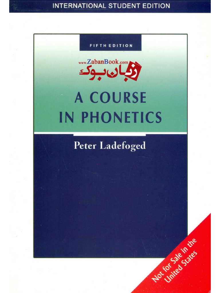 A Course in Phonetics Fifth Edition | PDF