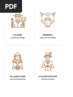 Werewolf Cards | PDF | Werewolves