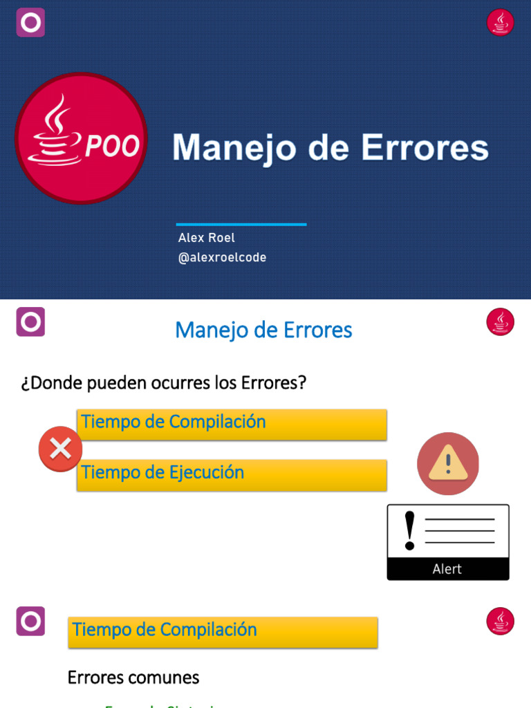 Manejo de Errores | PDF Manejo de Errores | PDF