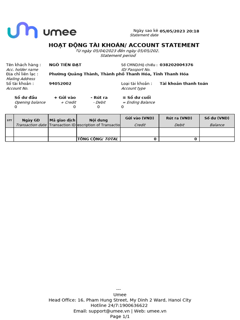 Umee 05 04 2023 05 05 2023 | PDF