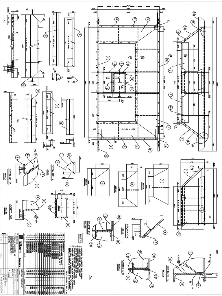 Desenho Técnico de Silos | PDF