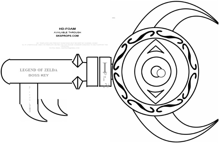 Zelda Boss Key SKS Props | PDF