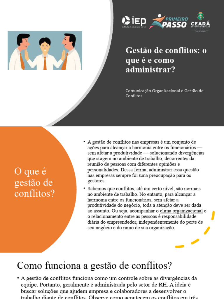 Gestão de Conflitos | PDF | Gestão de recursos humanos
