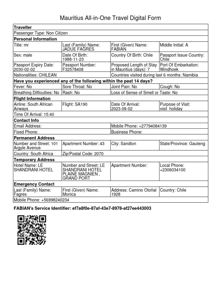 Locator Form Summary 1693600549885 | PDF