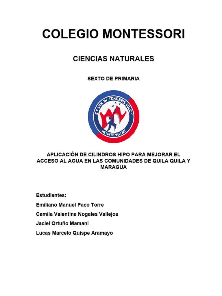 Trabajo Feria de Ciencias-Distribución | PDF | Agua | Transporte Trabajo Feria de Ciencias-Distribución | PDF | Agua | Transporte