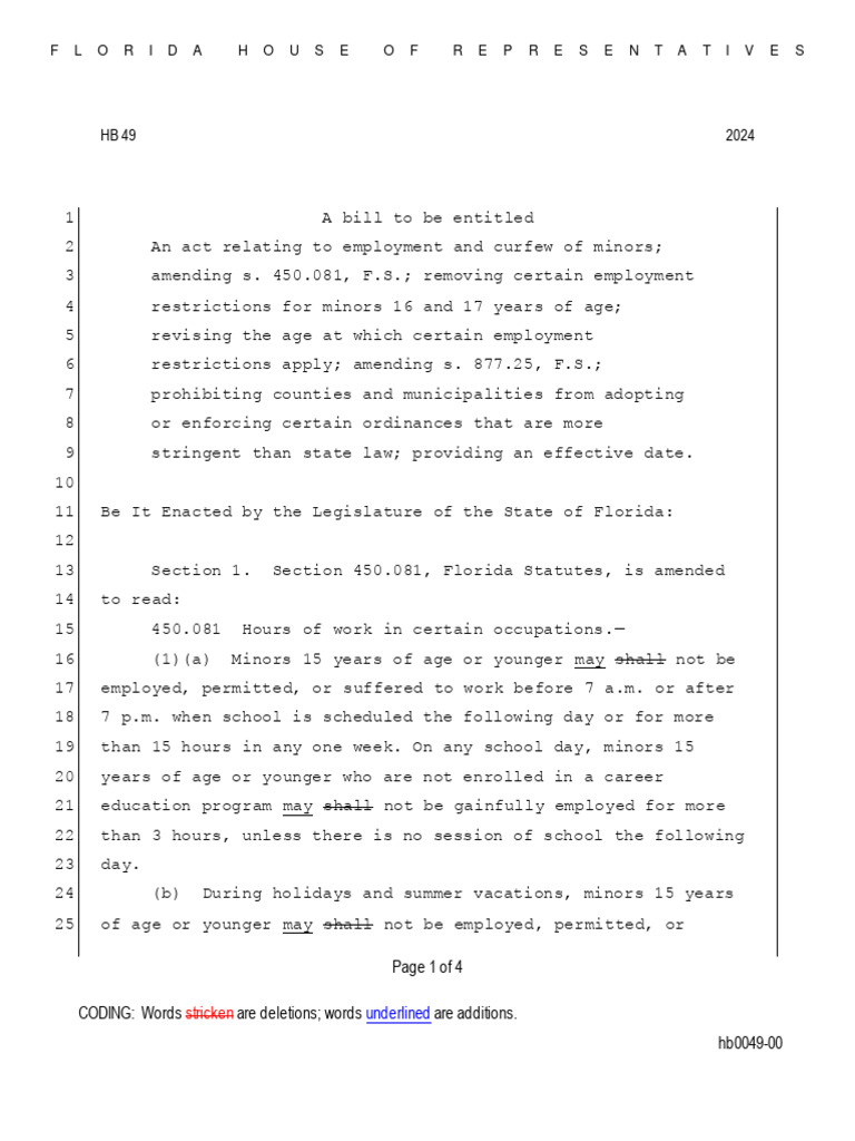 HB 49 | PDF | Common Law | Public Law