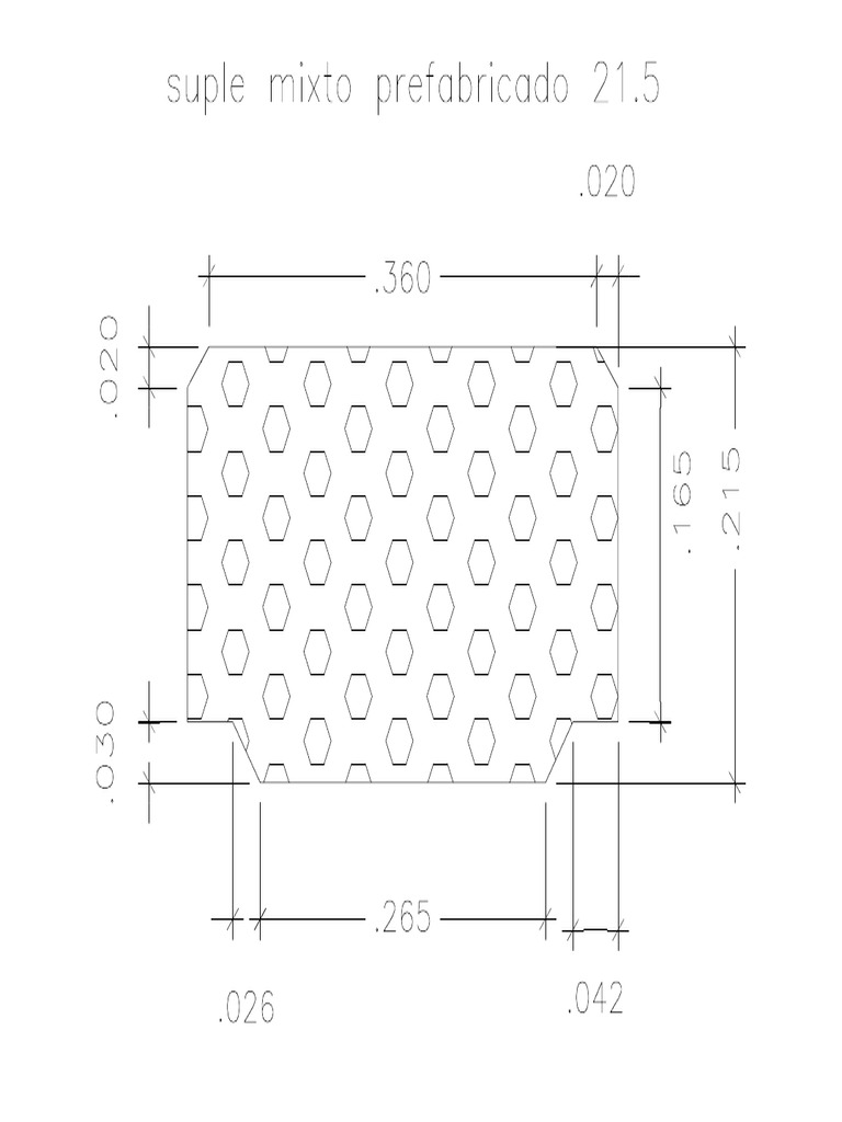Suple h21.5 Tecnopor Prefabricado Sistema Mixto | PDF