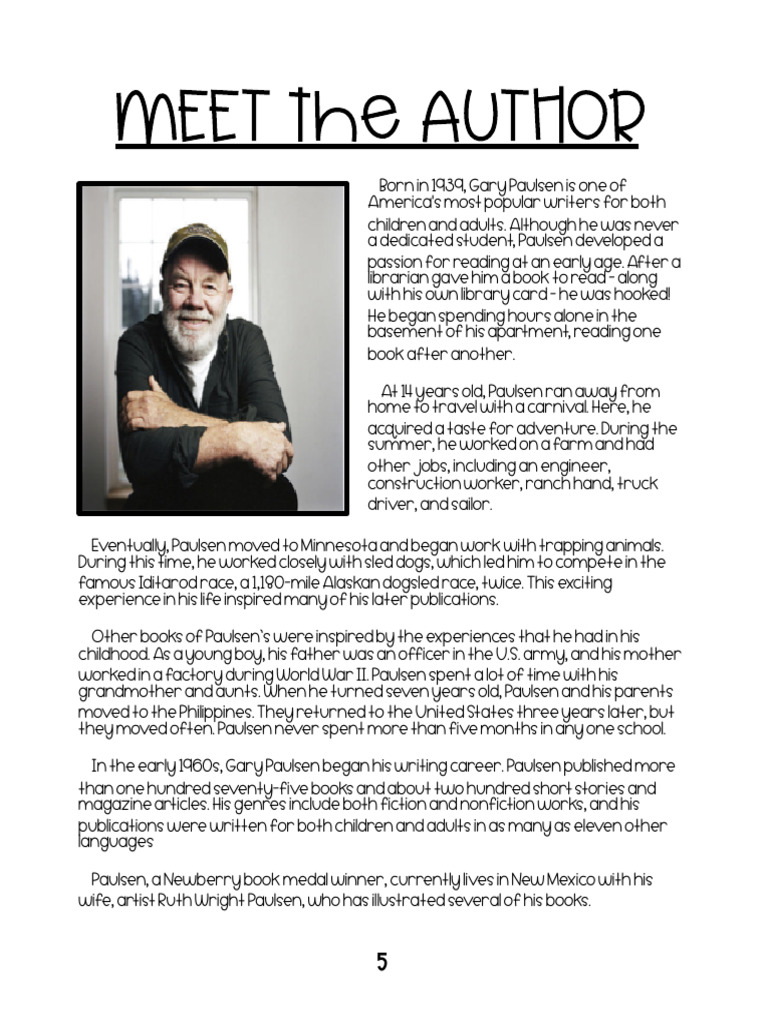 Hatchet Novel Study Book Guide | PDF