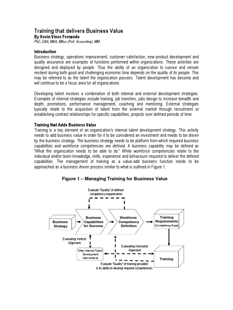 Article On Training | PDF | Competence (Human Resources) | Strategic ...