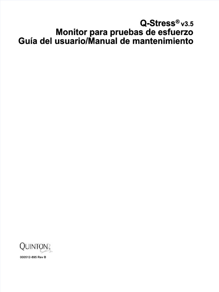Banda de Esfuerzo Q-Stress MS Esp | PDF | Marca comercial | Informática