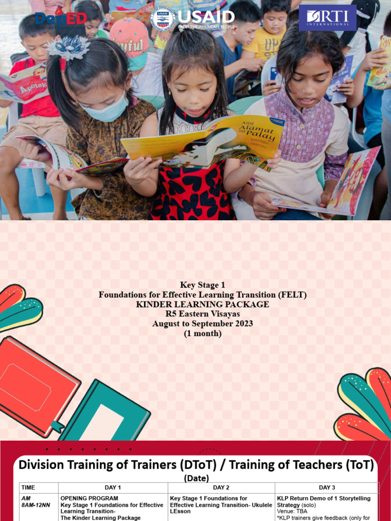 DAY 2 - R8 Kinder Learning Program - Aug 2023 | PDF