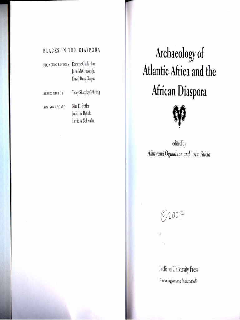 AGBE-DAVIES, Anna. 2007. Practising African American Archaeology in The ...