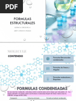 Formulas Desarollada y Condensada | PDF | Moléculas | Enlace químico