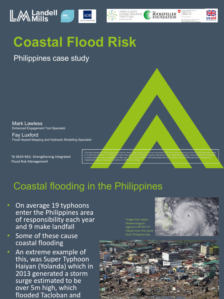 Coastal Flood Risk Philippines Case Study | PDF | Flood | Storm Surge