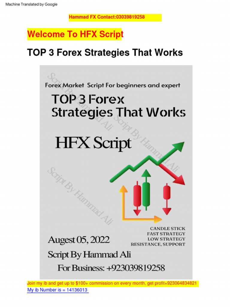 Welcome To Script HFX English | PDF | Trade | Investing