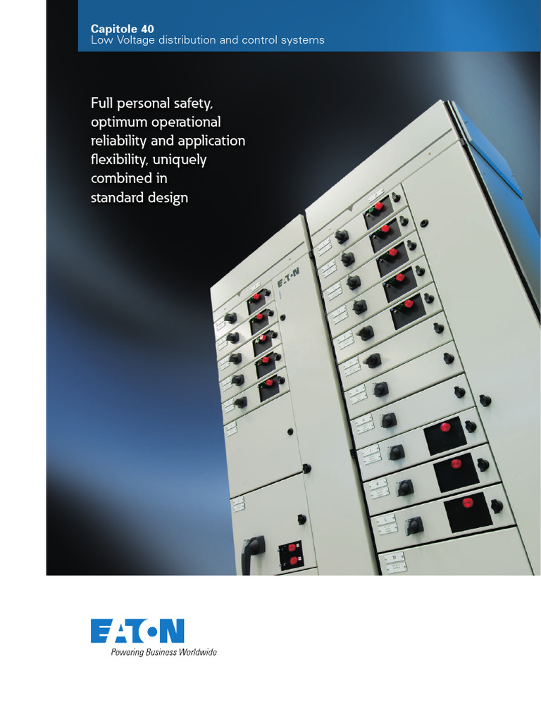 Eaton Capitole 40 Motor Control Centre | PDF | Electrical Connector ...