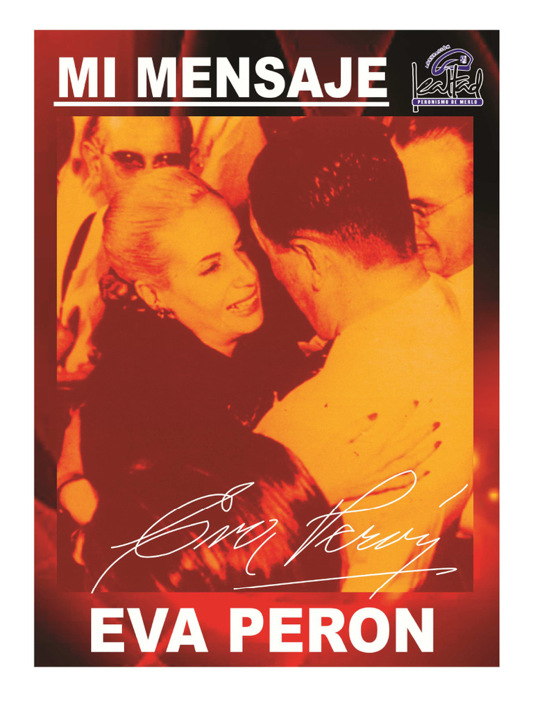 “Mi mensaje”, Eva Perón | PDF | Amor | Verdad