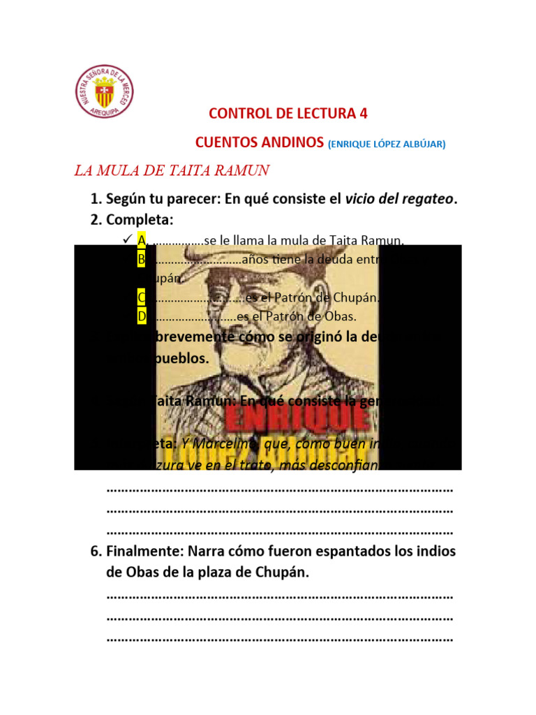 Análisis de "La mula de Taita Ramun" | PDF | Historia