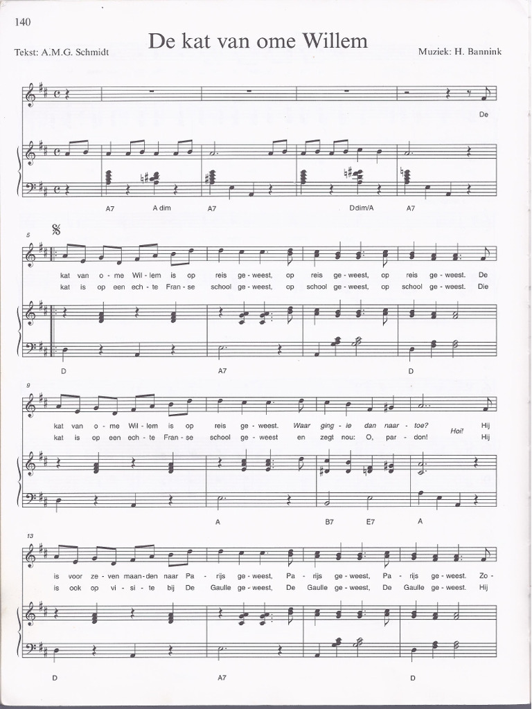 Ja Zuster Nee Zuster de Kat Van Ome Willem (1) 138 140 | PDF