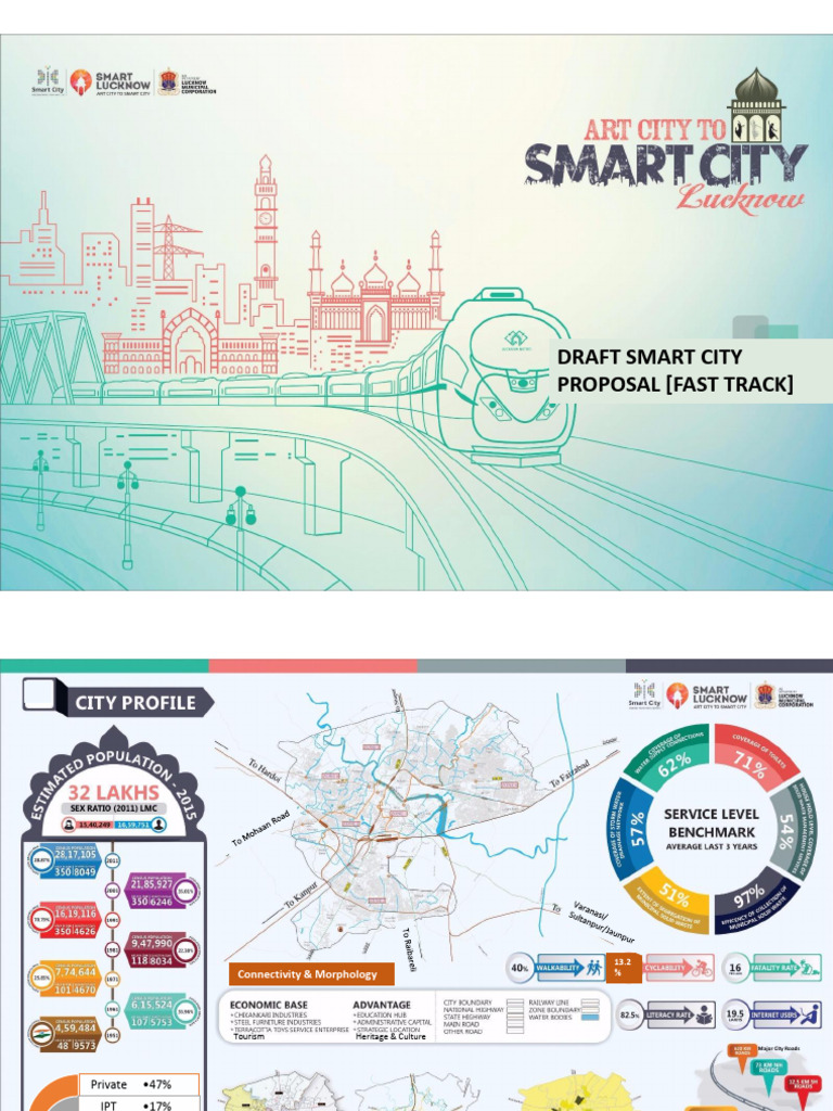Lucknow Draft Smart City Proposal FAST TRACK | PDF | Infrastructure ...