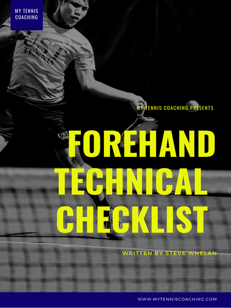 Forehand Checklist Sept 23 | PDF | Anatomical Terms Of Motion