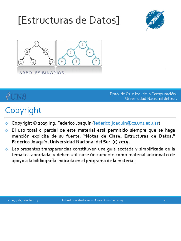Conceptos Basicos Arboles Binarios | PDF | Datos de computadora | Algoritmos y Estructuras de Datos