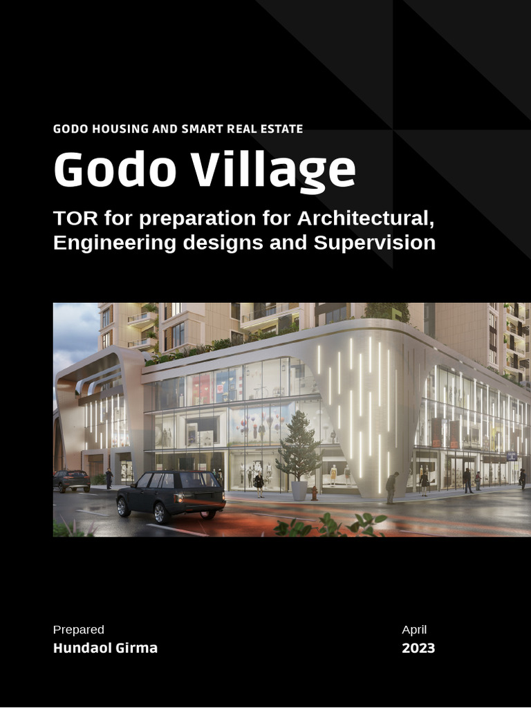 TOR For Preparation For Architectural, Engineering Designs and Supervision | PDF | Civil ...