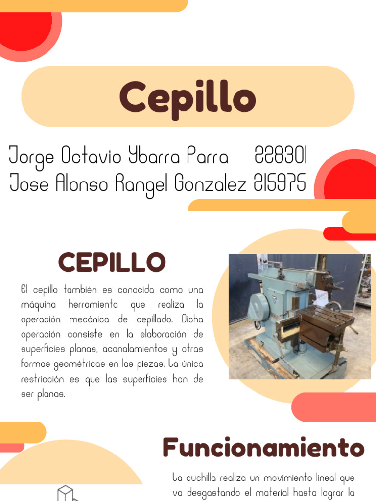 Cepillo | PDF