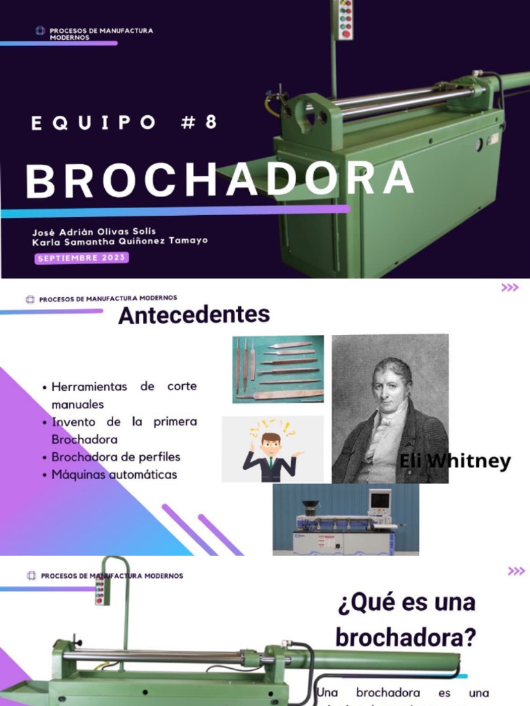 BROCHADORA | PDF | Ingeniería mecánica | Sector secundario de la economía