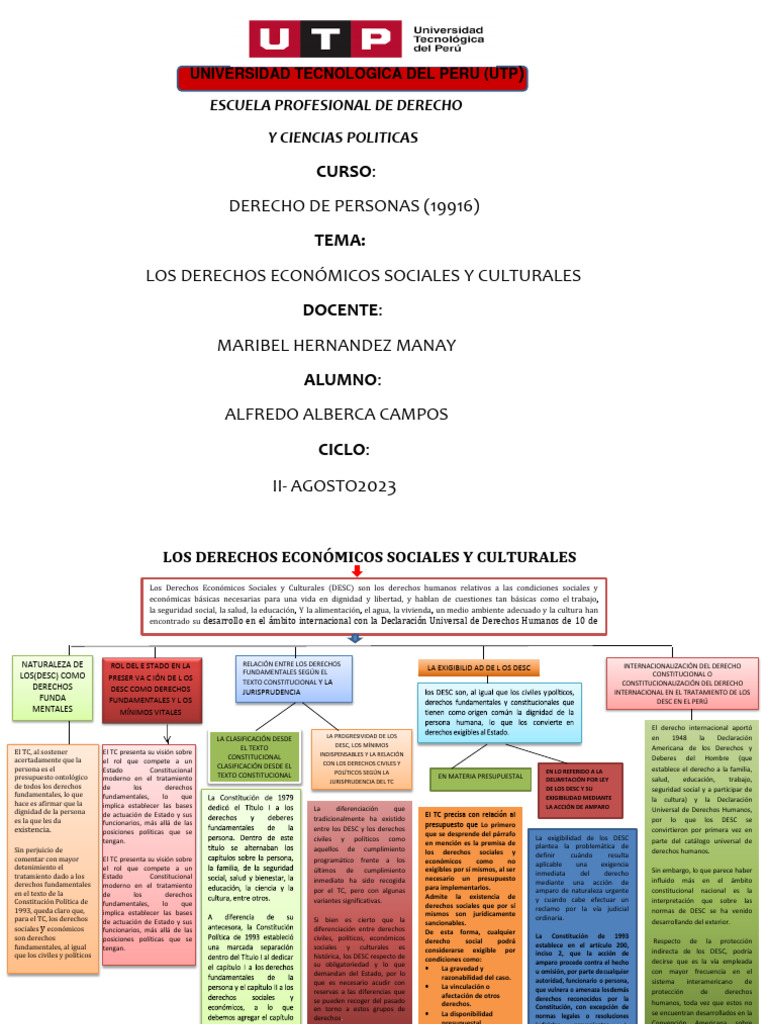 Derechos Económicos, Sociales y Culturales | PDF | Derechos | Constitución