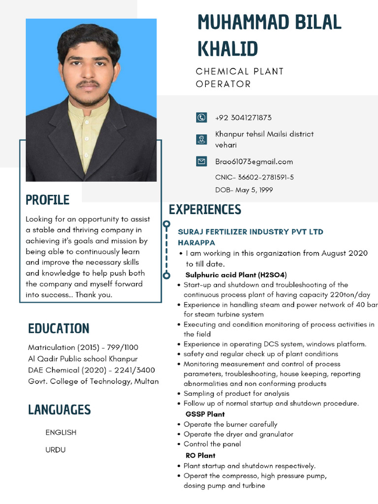 Bilal CV | PDF