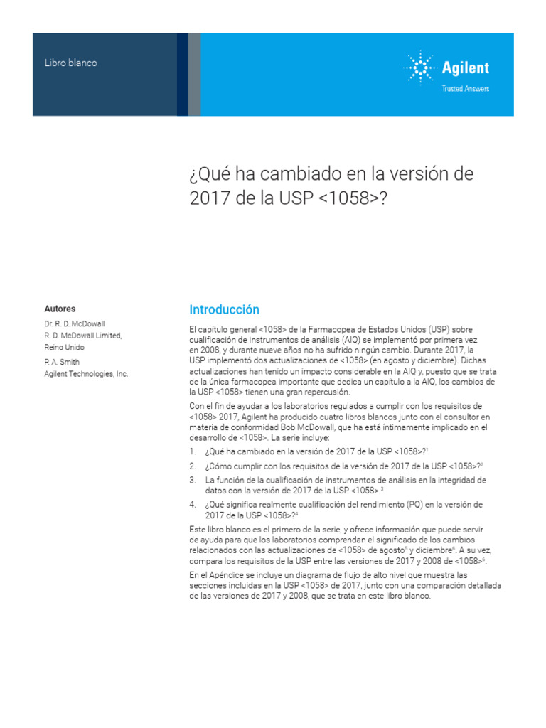 ¿Qué Ha Cambiado en La Versión de 2017 de La USP ? | PDF | Software ...