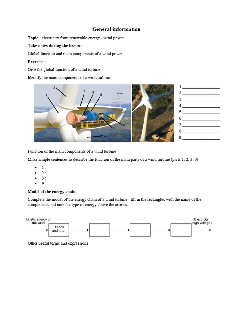 Wind Power Basics and Components Guide | PDF