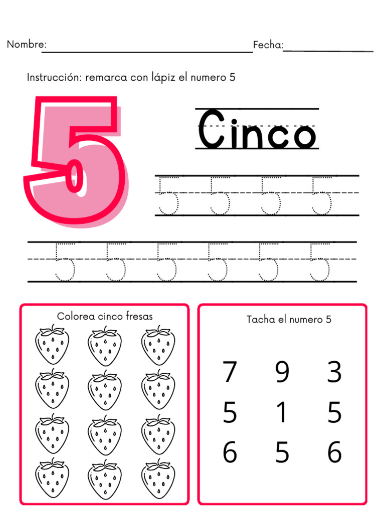 Números 5 y 6 | PDF