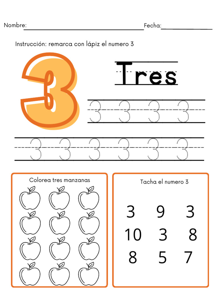 Actividades del Número 3 y 4 | PDF