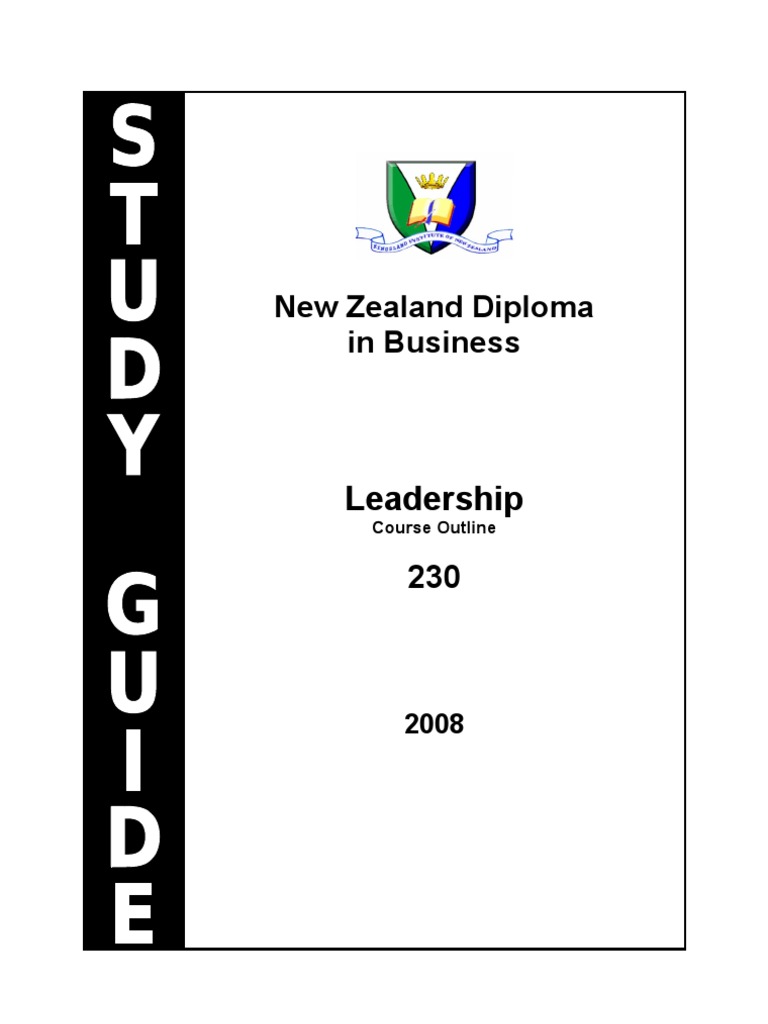 Leadership Study Guide | PDF | Leadership | Teaching Method