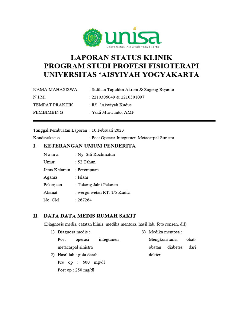 SK Ulkus Diabeticum | PDF