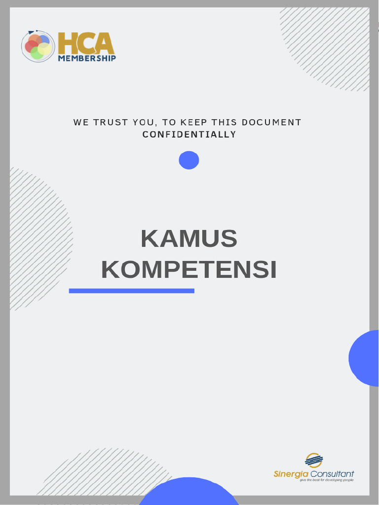 OD - Kamus Kompetensi | PDF