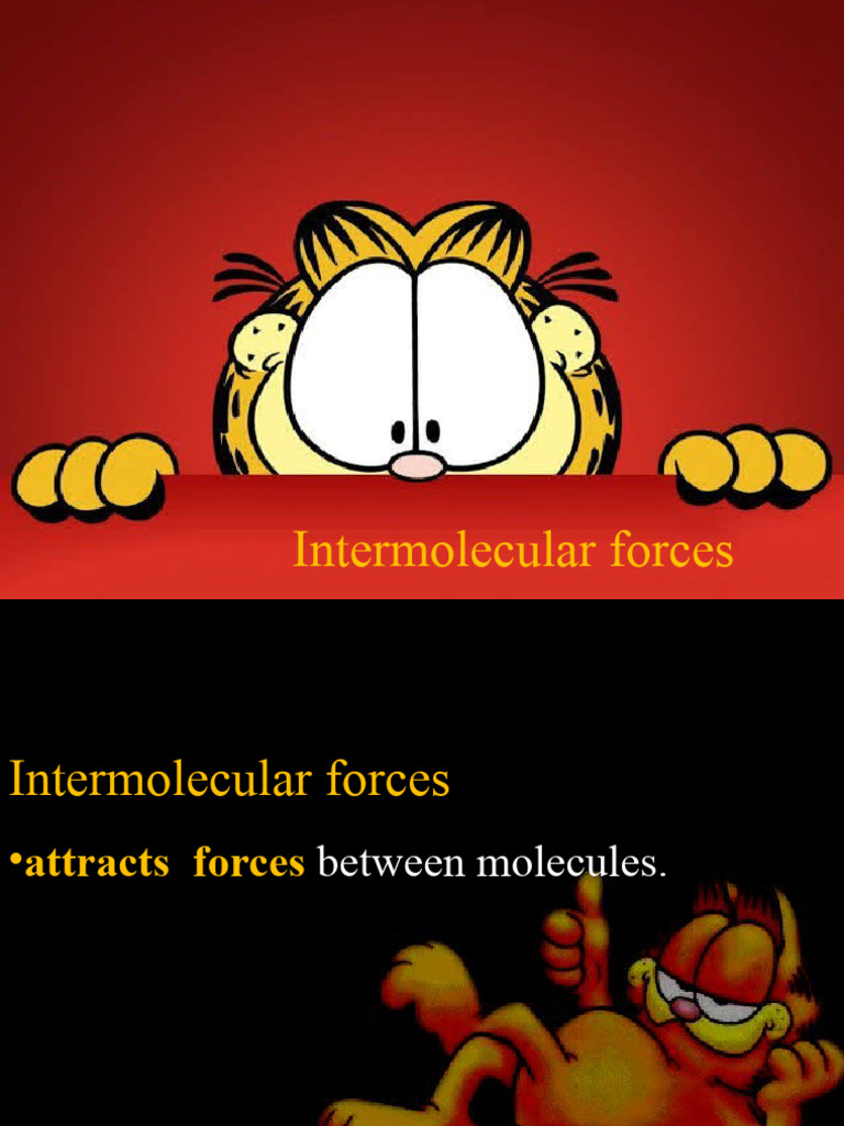 Intermolecular Forces | PDF | Intermolecular Force | Chemical Polarity