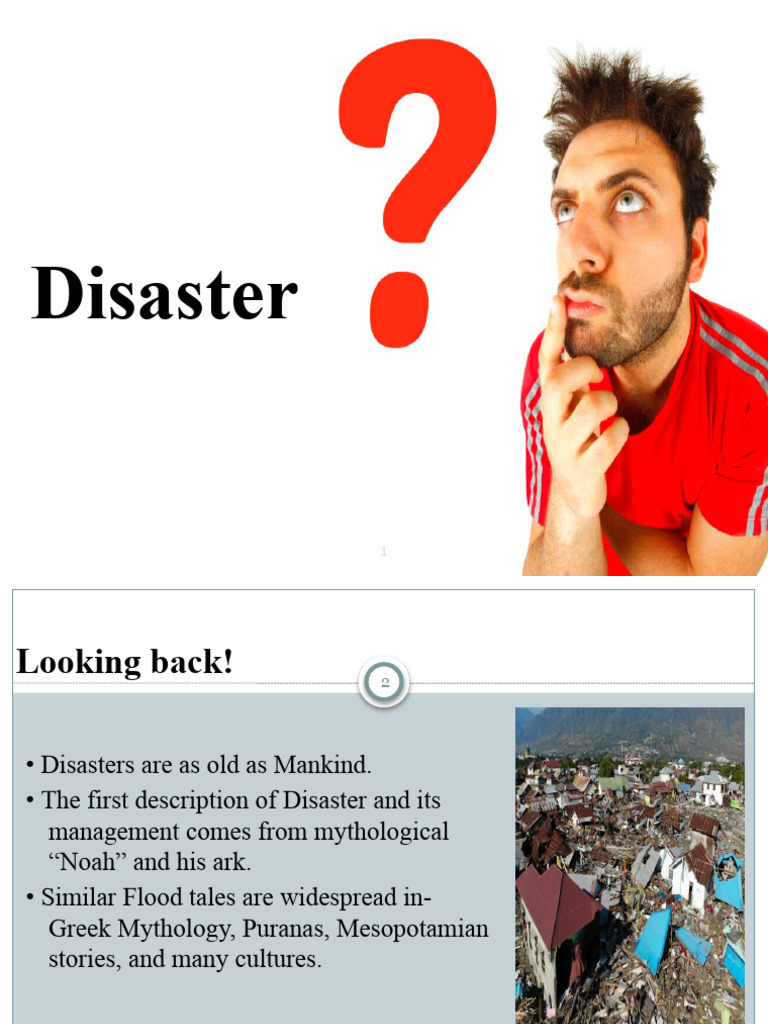 Lecture 1 - Introduction To Disaster and Risk Management | PDF | Natural Disasters | Hazards